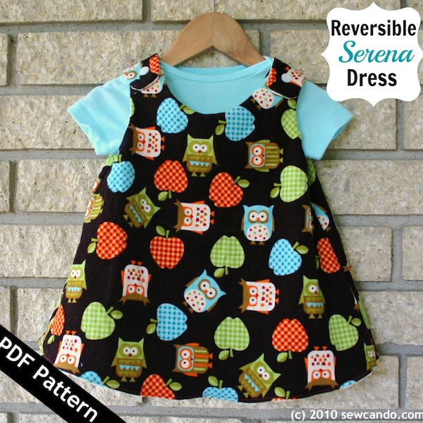 Reversible Dress Pattern - Etsy