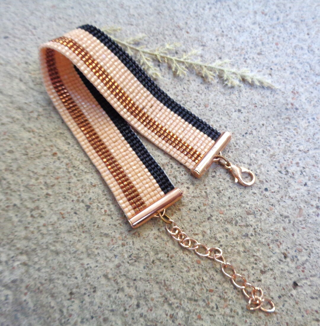 Seed Bead Loom Bracelet - Etsy