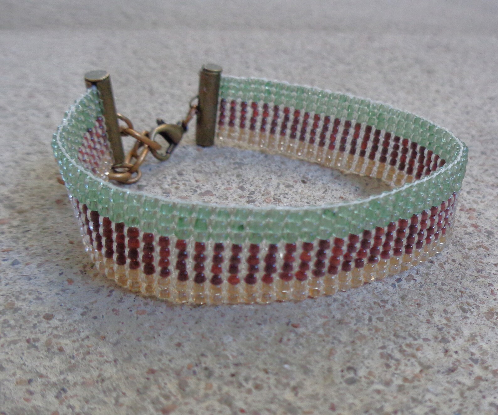 Seed Bead Loom Bracelet - Etsy