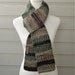 Handknit Scarf Horizontal Stripes - Etsy