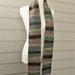 Handknit Scarf Horizontal Stripes - Etsy