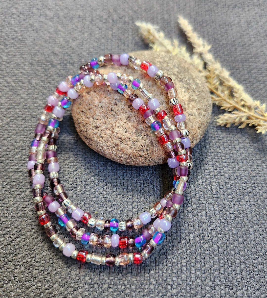 Trade Bracelet, Giant Seed Bead - Fools Rush In - Etsy