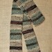 Handknit Scarf Horizontal Stripes - Etsy