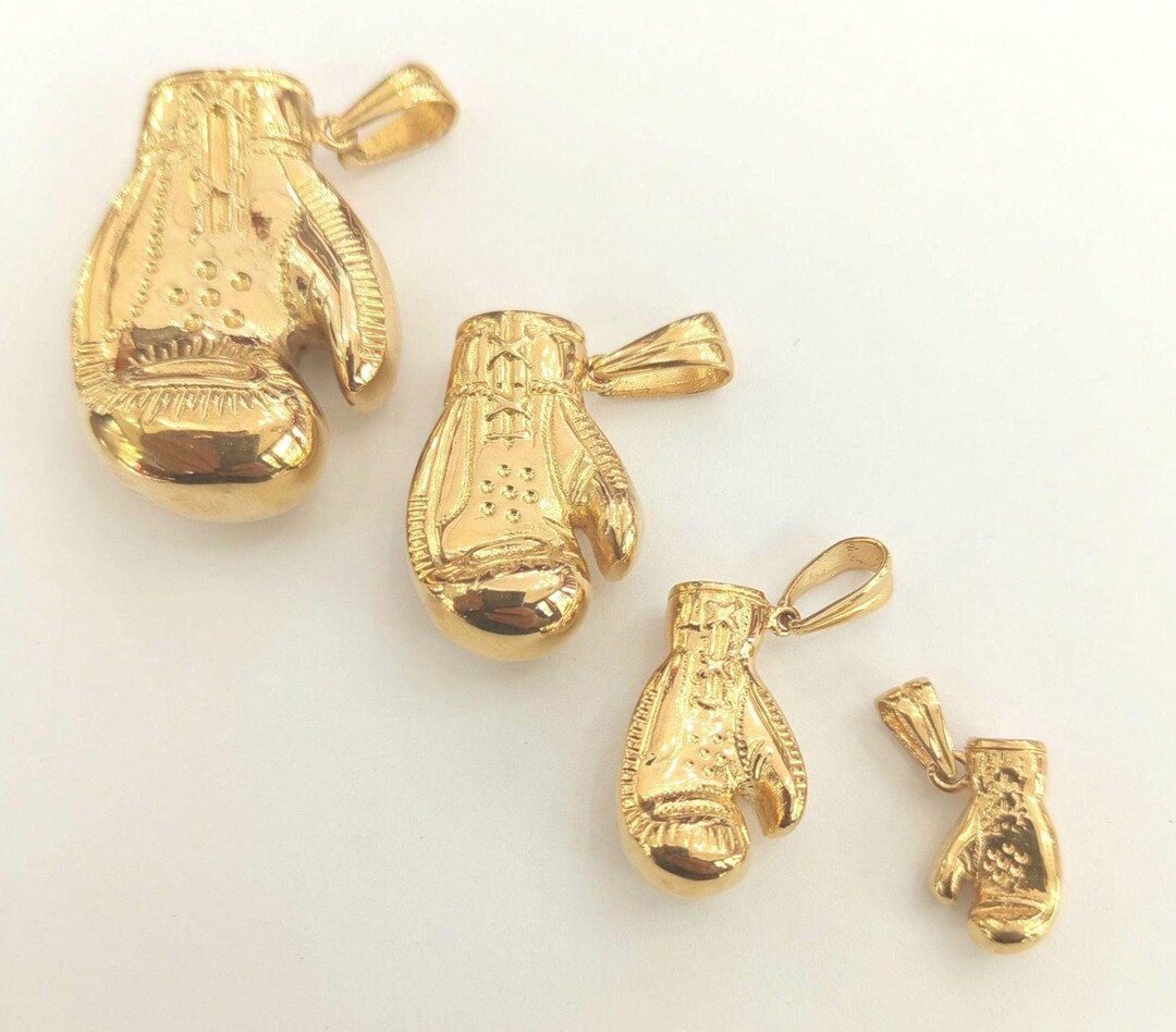 14K Gold Boxing Glove Pendant: for Boxing Funs - Etsy