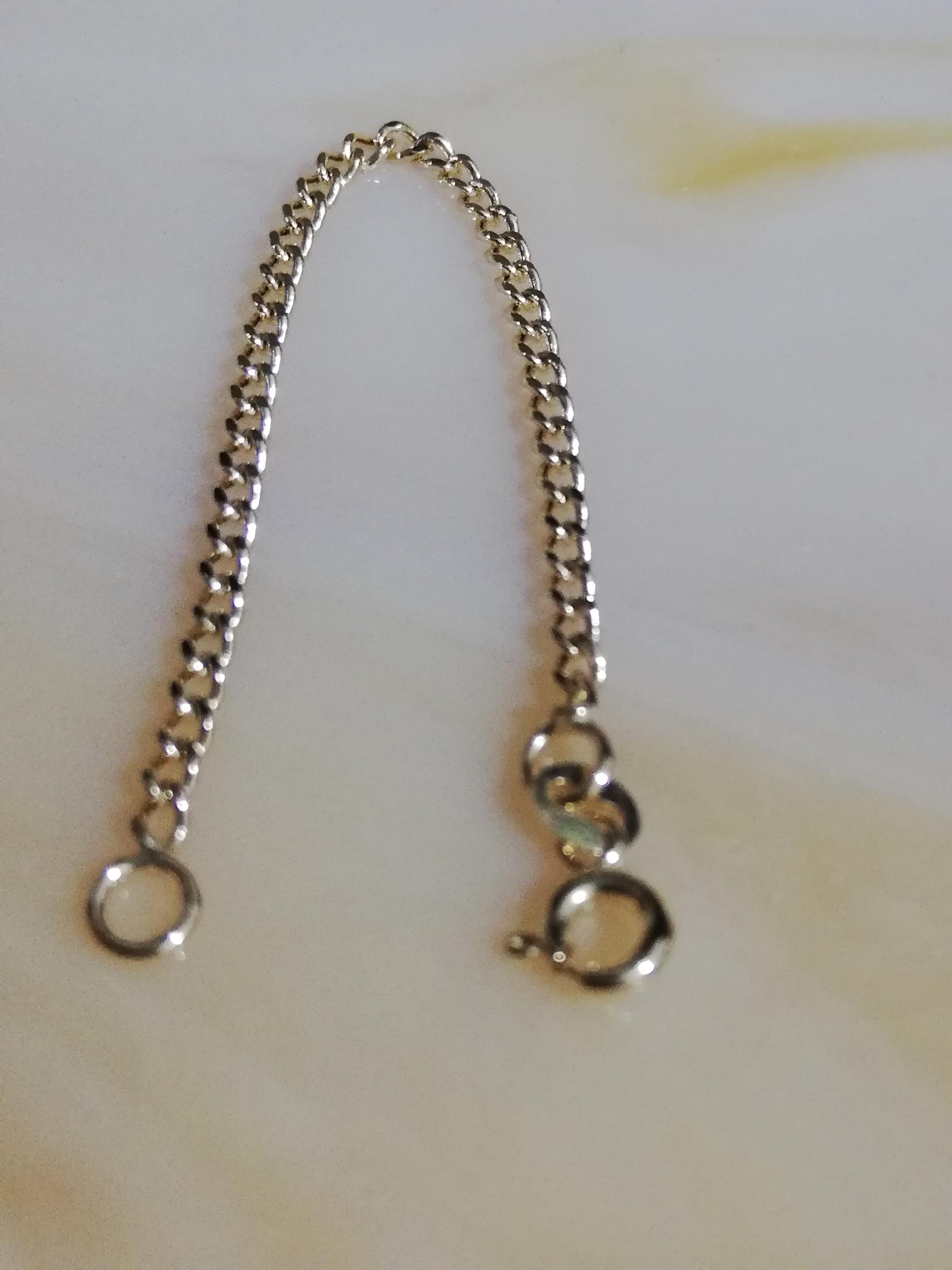 14k Real Gold Extender, Cuban Chain Extension, 1' 1.5' 2' 2.5' 3 ...