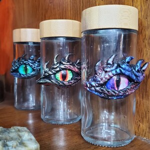 Dragon Magick Eye Spell Jar Magic Potion Glass Bottles Handmade Clay - Etsy