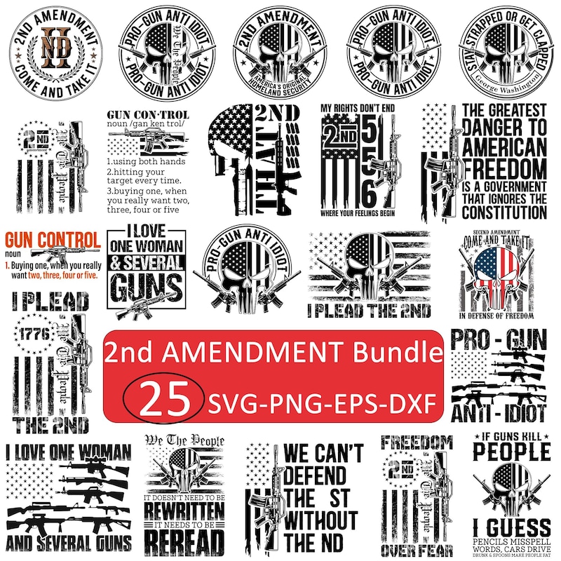 2nd Bundle Amendment Svg - Etsy