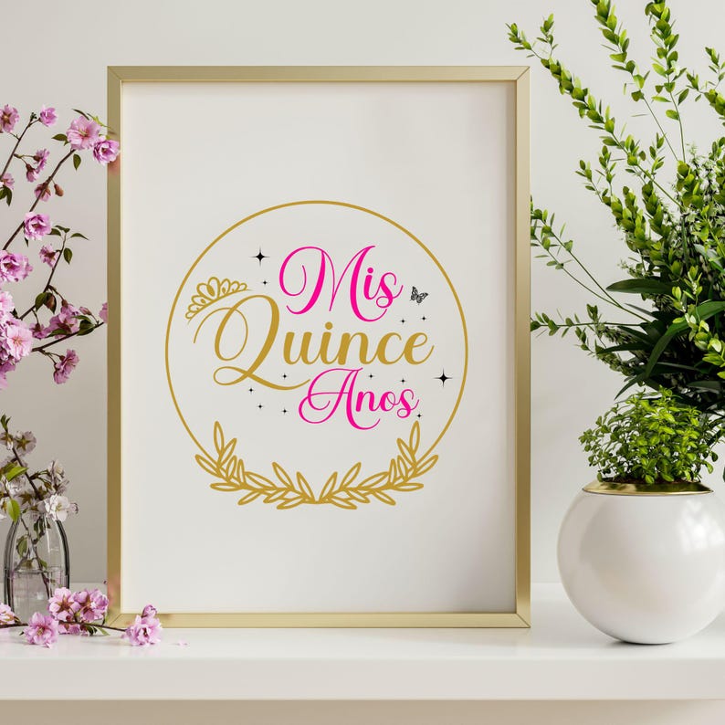 Mis Quince Anos Svg Bundle, Mis Quince Svg, Quince Squad SVG Collection ...