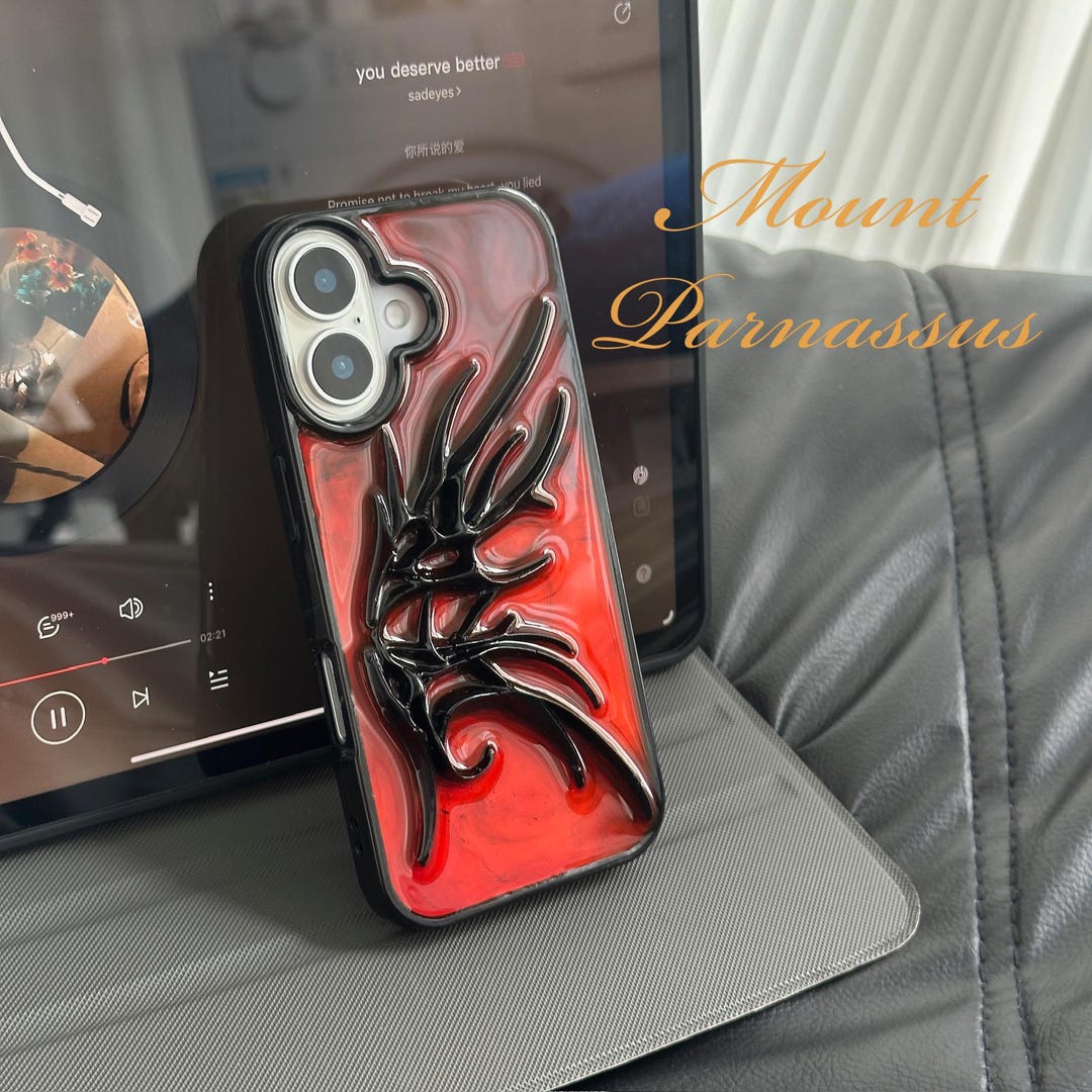 3D Inferno Wing Phone Case｜dark Aesthetic Sculpted Flame Design for ...