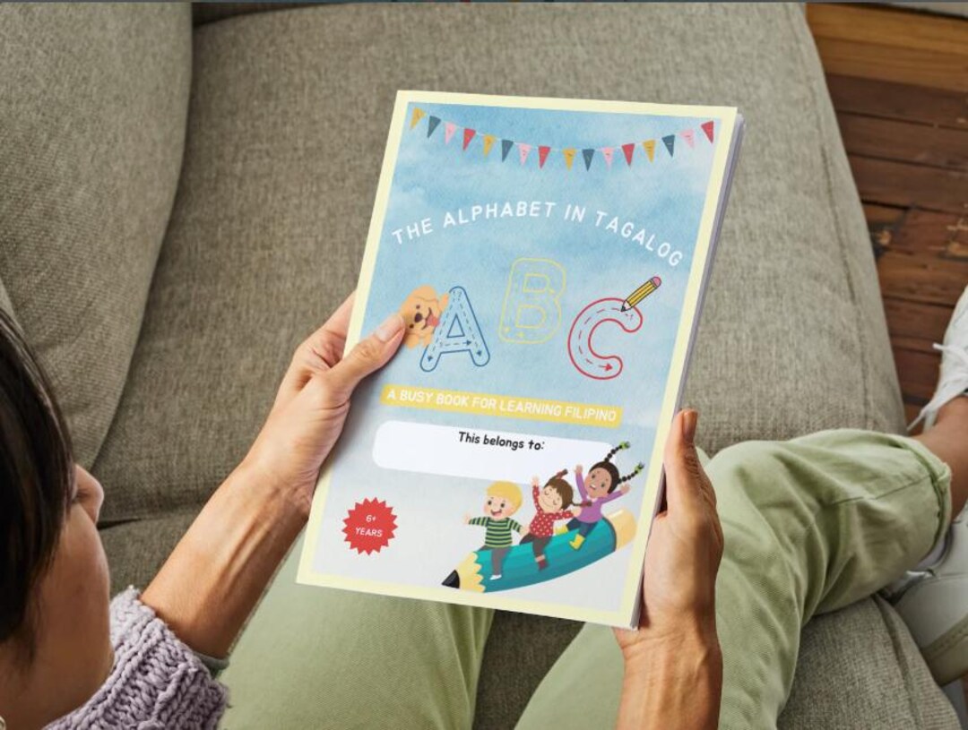 Tagalog Alphabet Busy Book | Interactive Filipino Learning | Letter ...