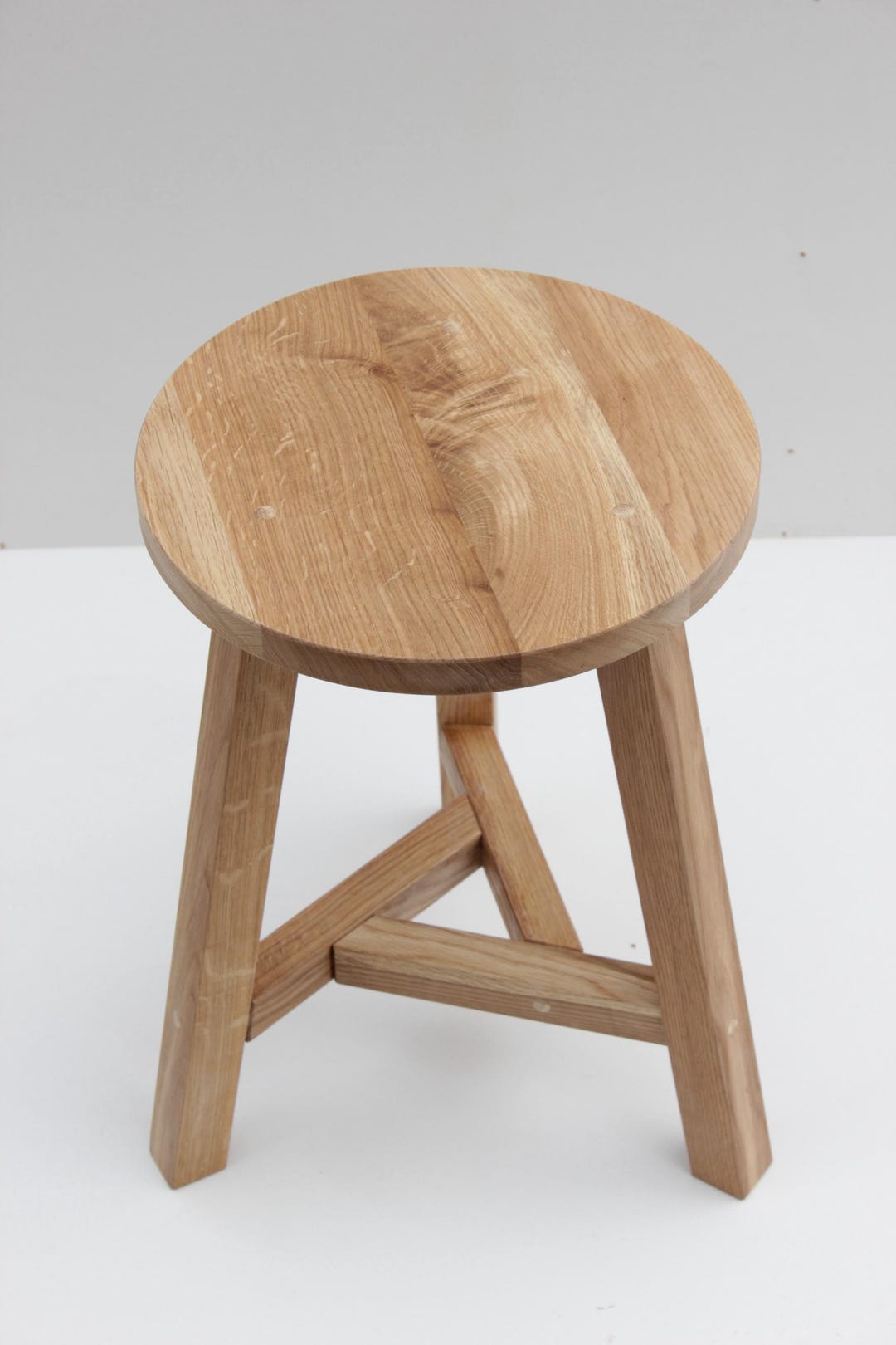 Solid Wood Kitchen Stool Handmade Japandi Style Home Furniture ...