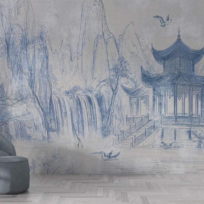 Chinese Wall Mural - Etsy