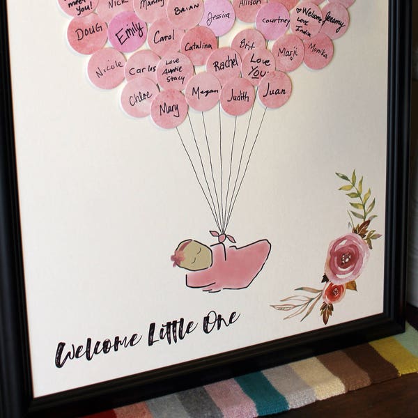 Baby Shower Guest Book Alternative - Etsy