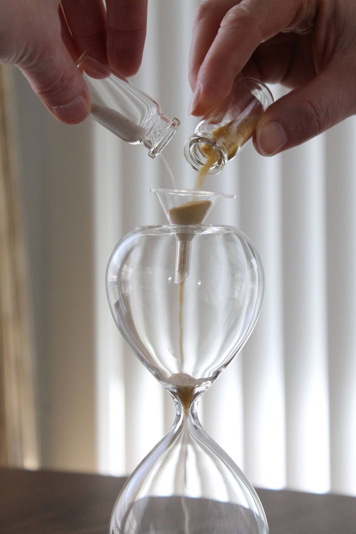 Sand Ceremony Contemporary Hourglass Set Beach Wedding | Etsy