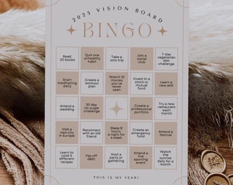 2025 DIY Bingo Card - Etsy
