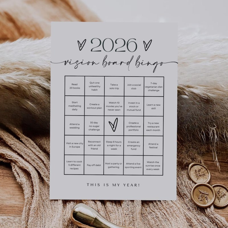 New Years Cards Blank - Etsy