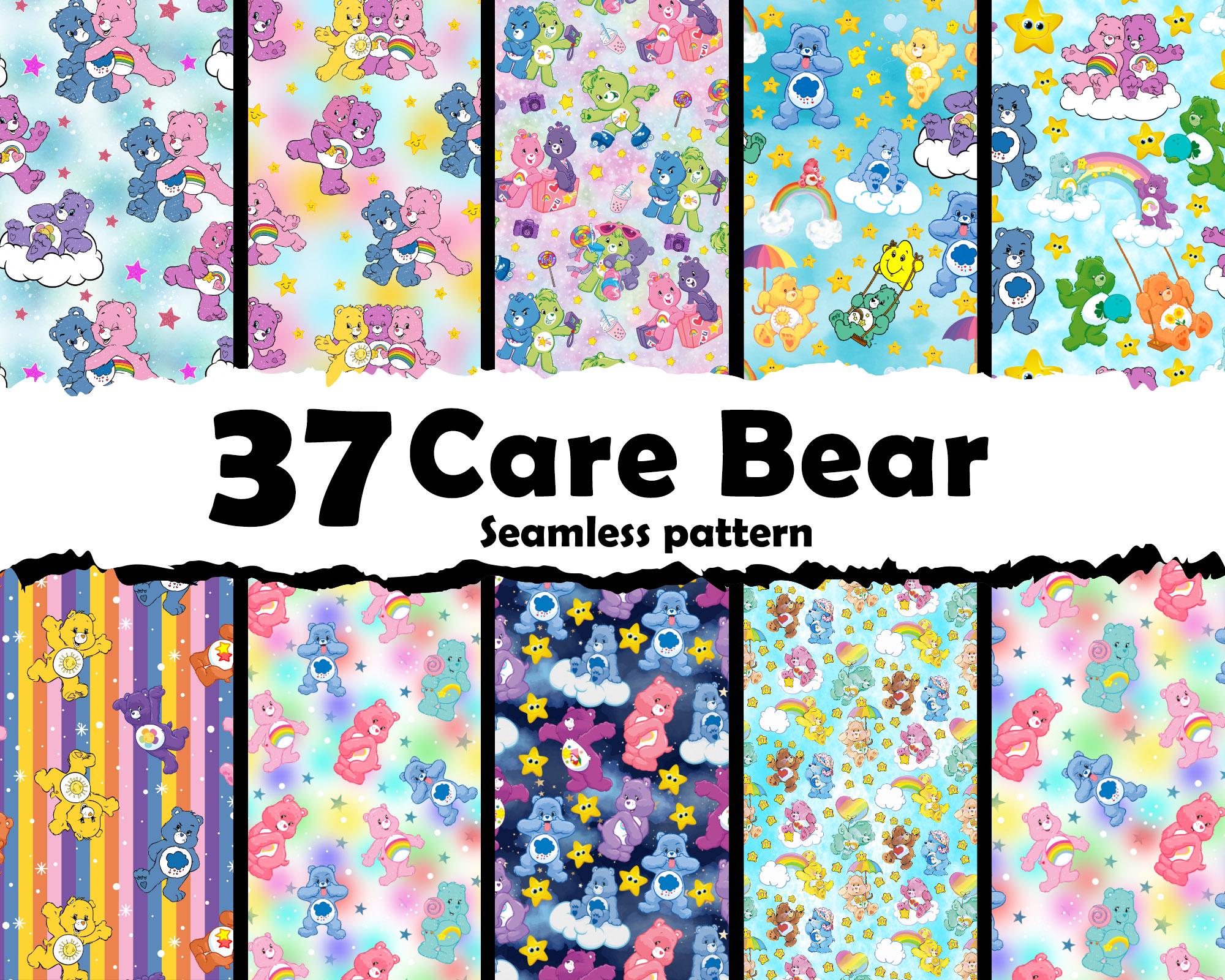 Digital 37 Care Bear Seamless Pattern, Digital Paper Care Bear Pattern , Instant Download - Etsy