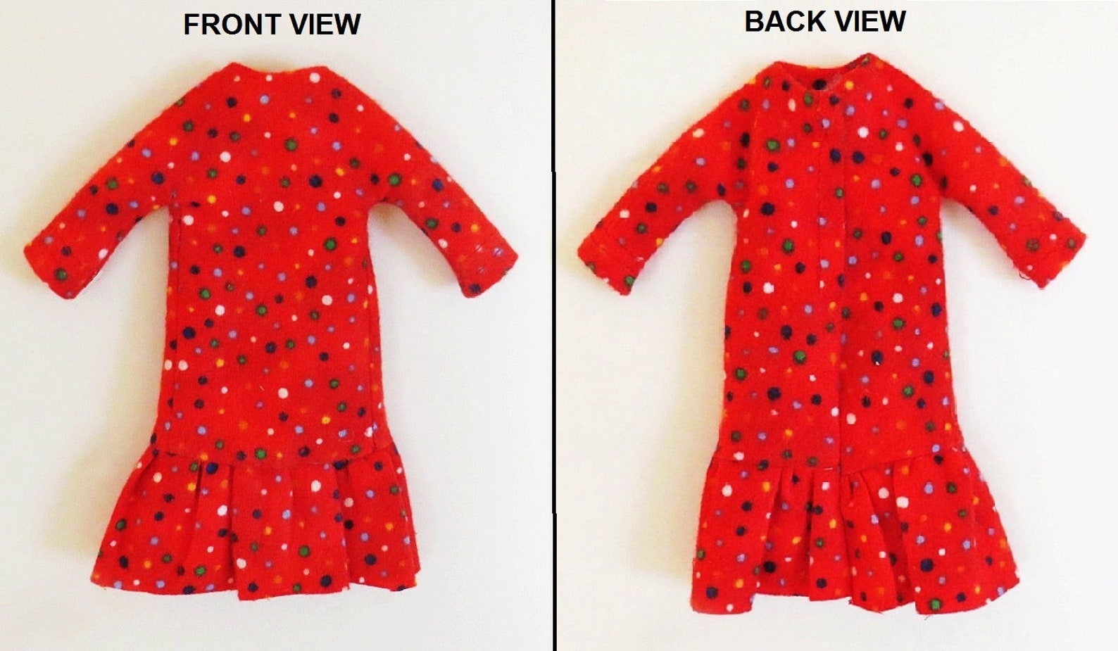 Pajama Nightgown PJ Pattern Tutorial Pictorial PDF Doll Clothes Fits 9 ...