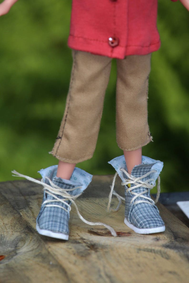 Lace-up Hightop Doll Boots Pattern PDF Pictorial Tutorial - Etsy