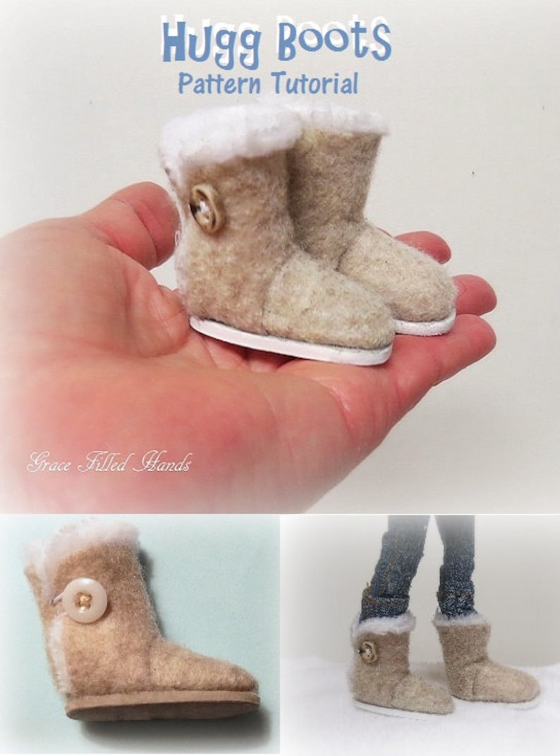 Hugg Doll Boots Pattern PDF Tutorial Pictorial for Your Bratz Moxie ...