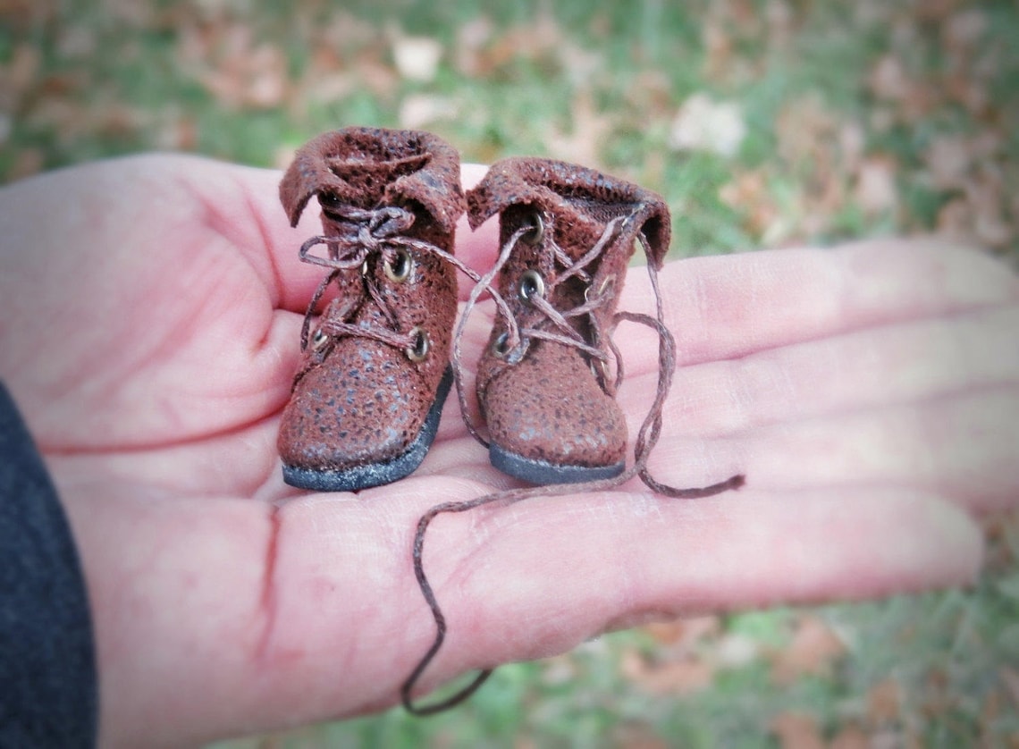 Lace-up Hightop Doll Boots Pattern PDF Pictorial Tutorial - Etsy