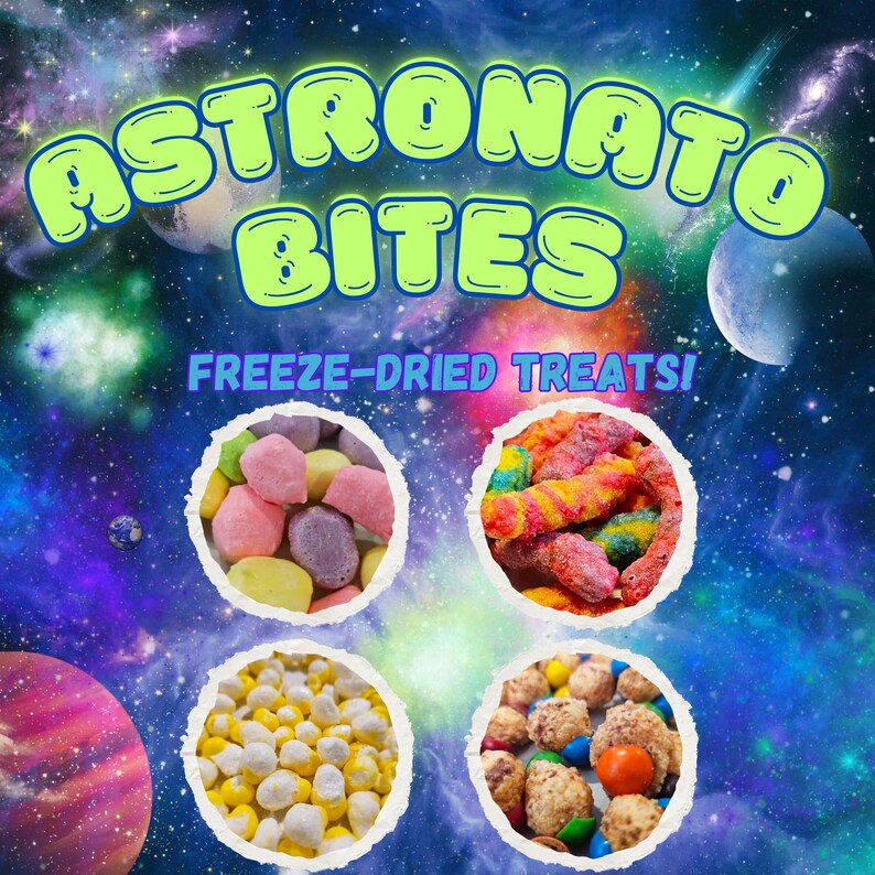 Freeze Dried Astro Bites Sweet and Sour Mix Fruity Flavor Mix Airy ...