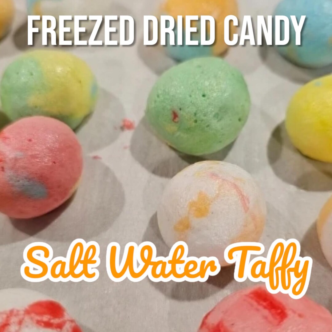 Freeze Dried Saltwater Taffy: Assorted Fruity Candy Treat - Etsy