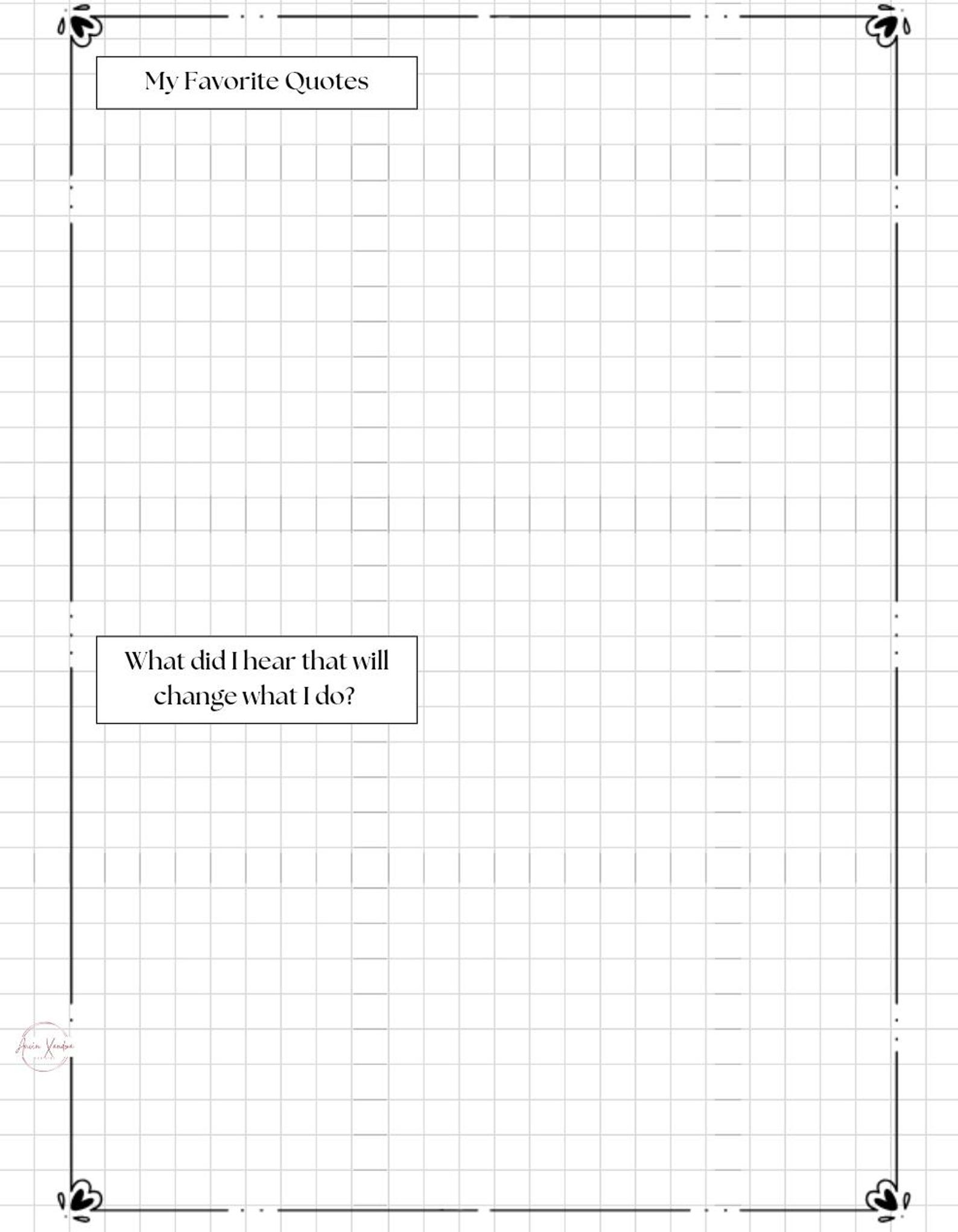General Conference Notes and Drawing Packet - Etsy