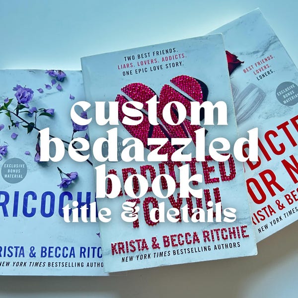 Bedazzled Books - Etsy