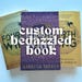 Custom Bedazzled Book - Etsy