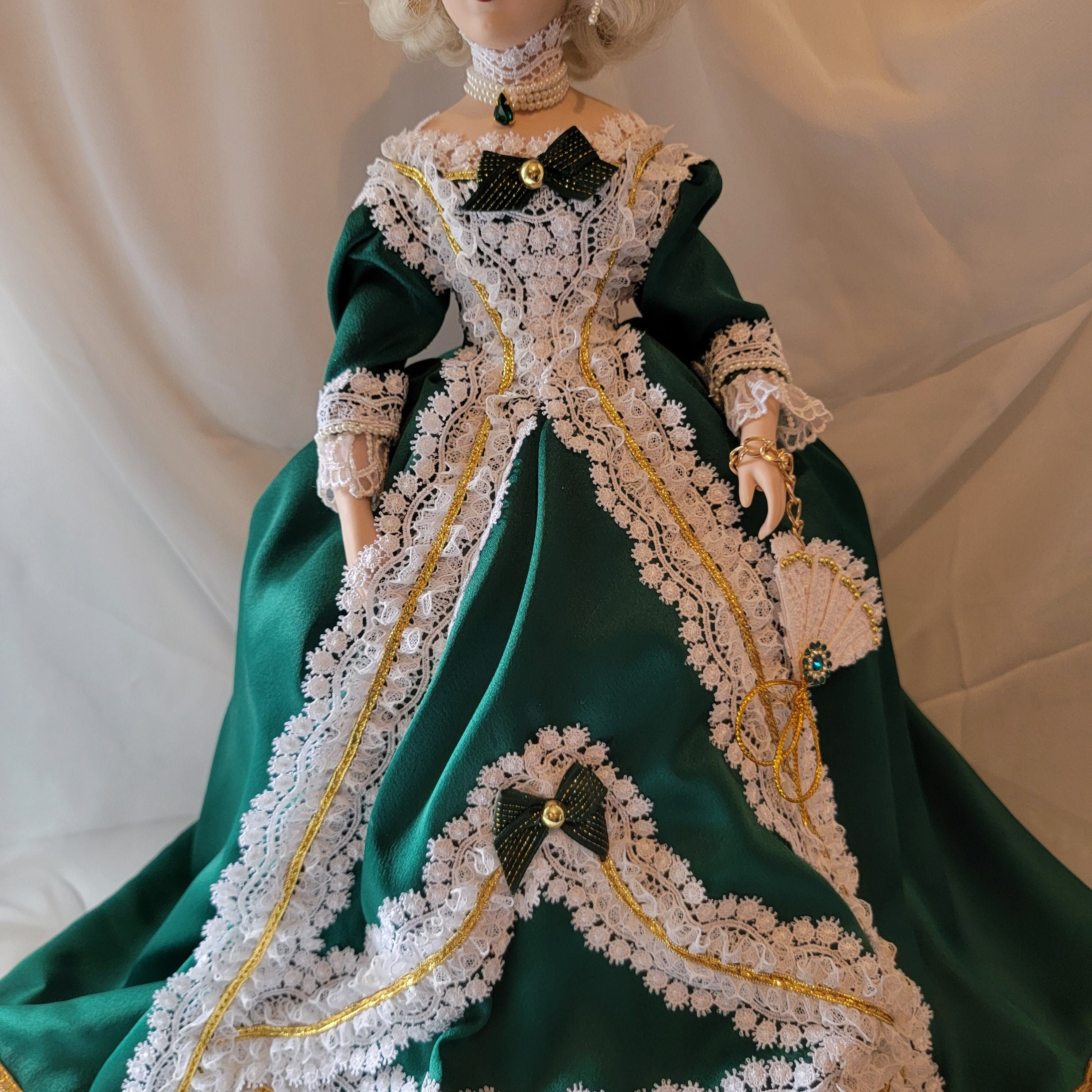 Redesigned Franklin Heirloom Dolls Marie Antoinette Madame De Pompadour ...