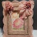 Vintage Victorian Frame - Mauve/rose Gold - 5.5 X 3.5 - Silk Flowers ...