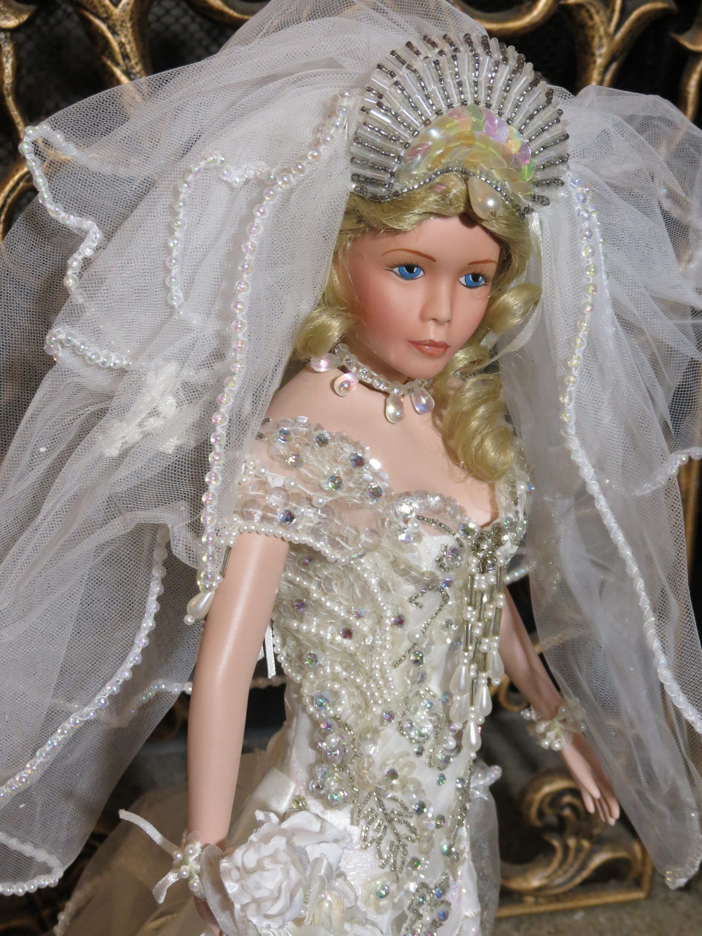 Rustie Doll "serenity" Limited Edition 592/2000 in Box W/COA Bride Doll ...