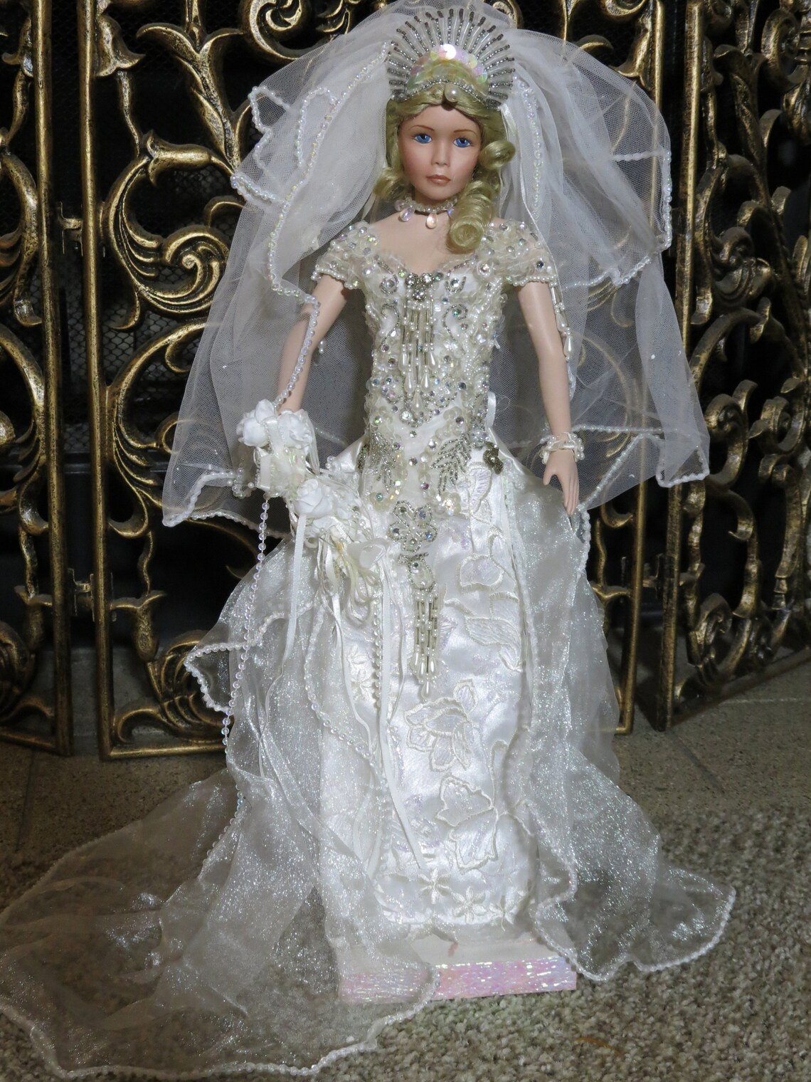 Rustie Doll serenity Limited Edition 592/2000 in Box W/COA Bride Doll ...