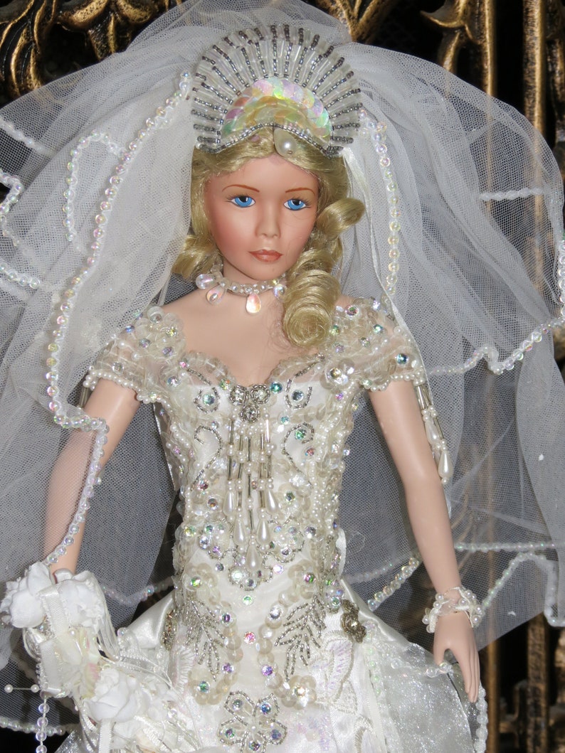 Rustie Doll "serenity" Limited Edition 592/2000 in Box W/COA Bride Doll ...