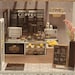 Miniature COFFEE Shop - 6" Long X 6" Height X 5 Wide - 1:24 Scale ...