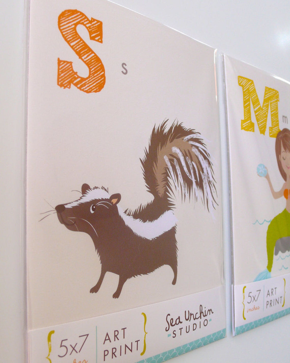 ABC Card C is for Cat ABC Wall Art Alphabet Flash Cards - Etsy Canada