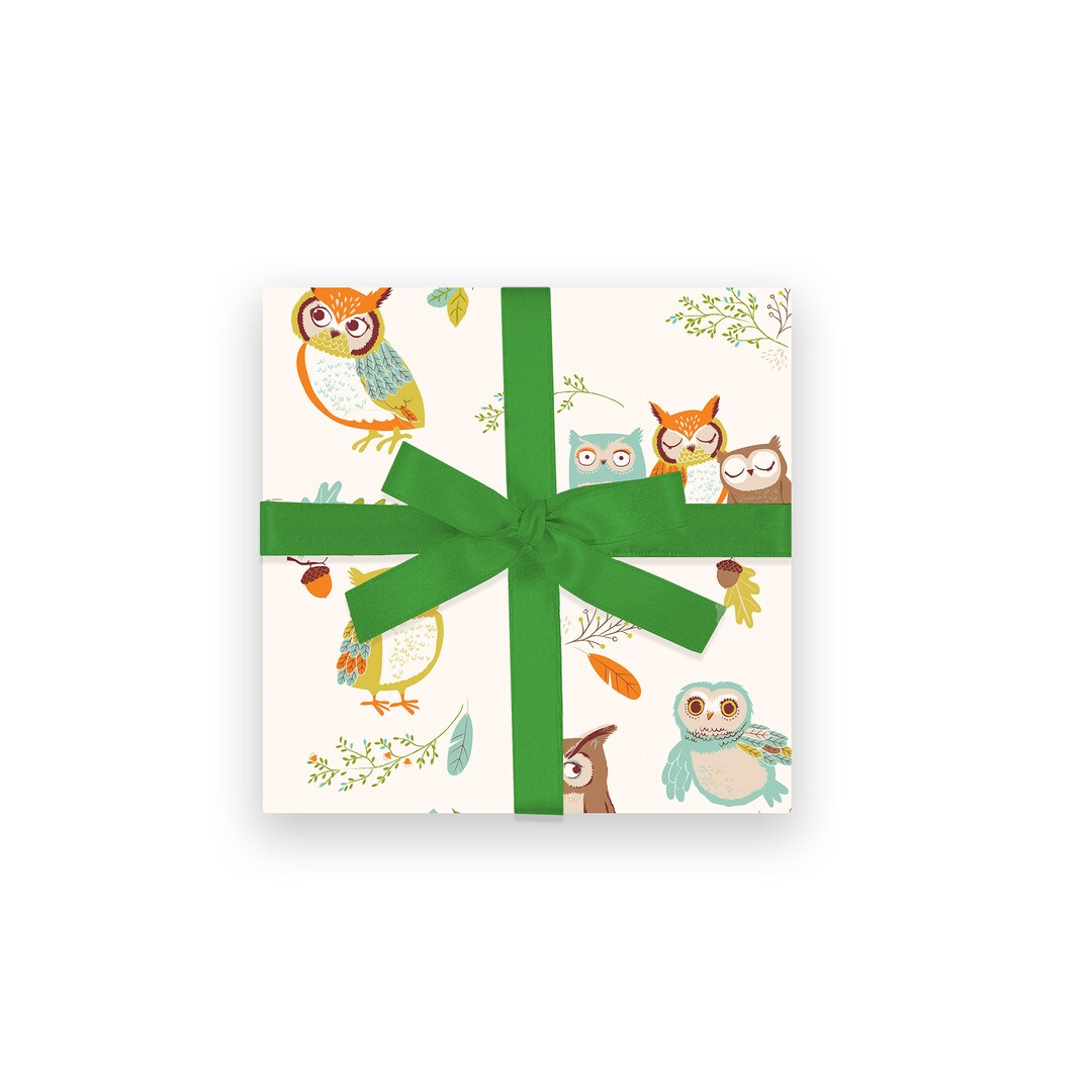 GIFT WRAP - Owls - Etsy