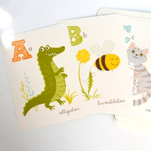 ABC Card Set | Alligator to Zebra - Etsy