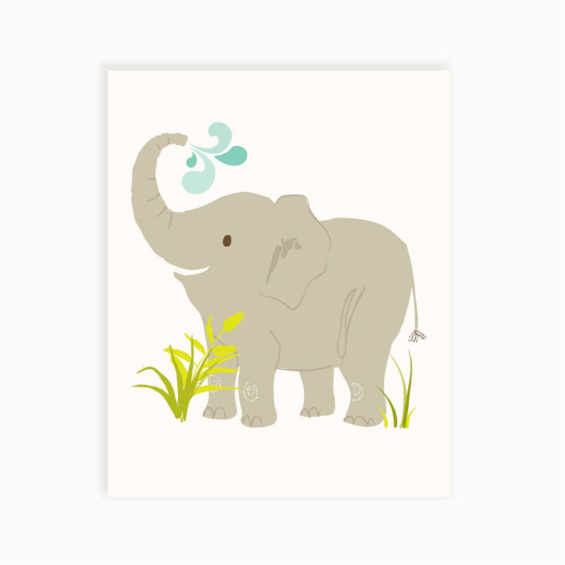 Safari Art for Kids Kids Wall Art Nursery Wall Decor Hippo - Etsy