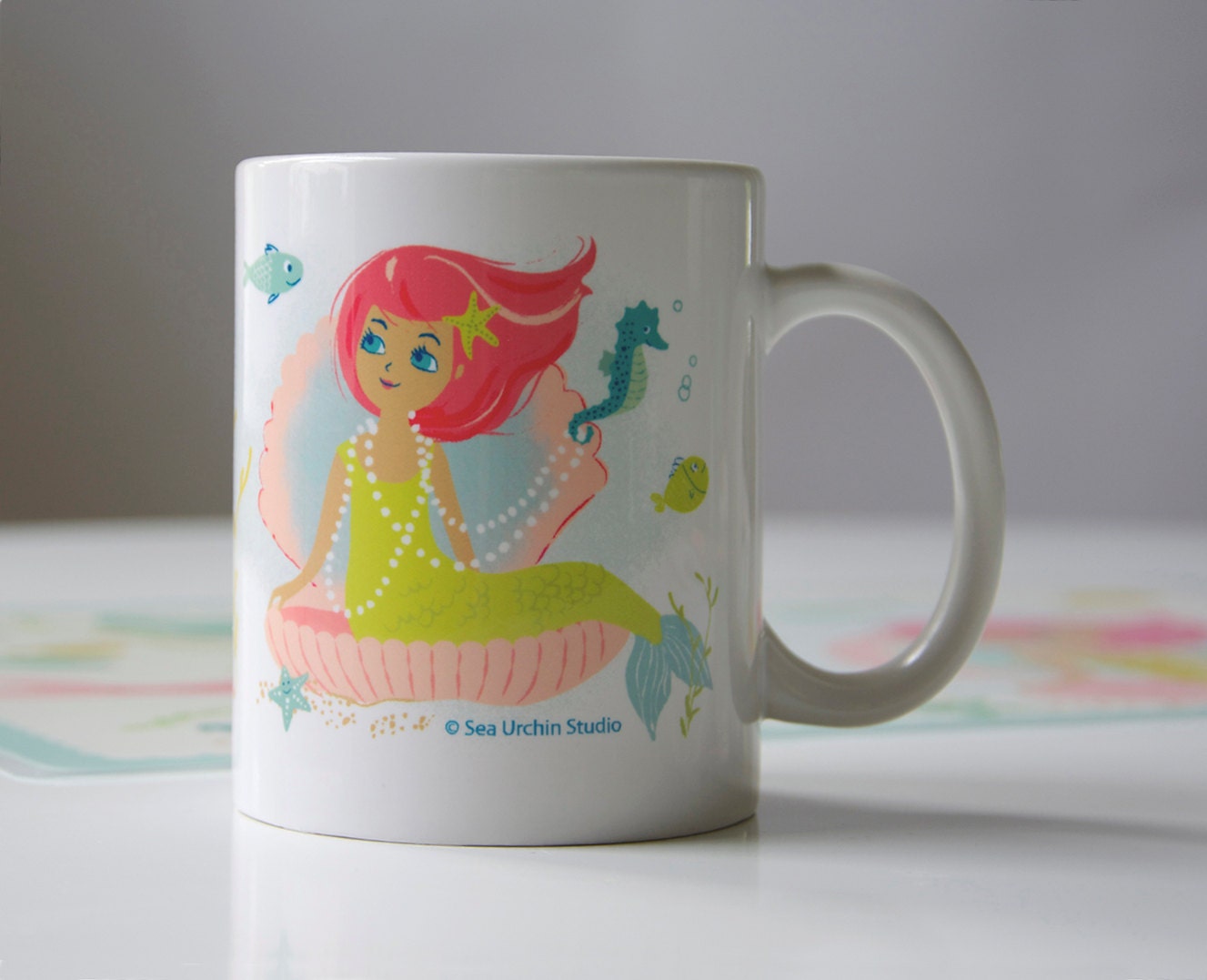 Mermaid Mug 11 Oz. Ceramic - Etsy