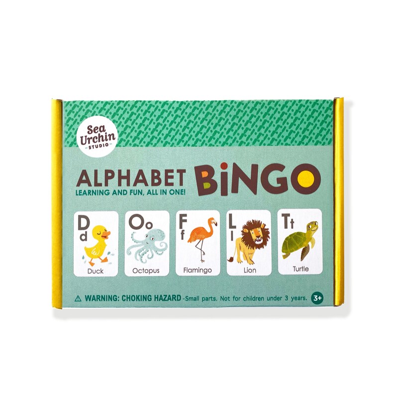 Alphabet ABC Bingo Game for Kids - Etsy