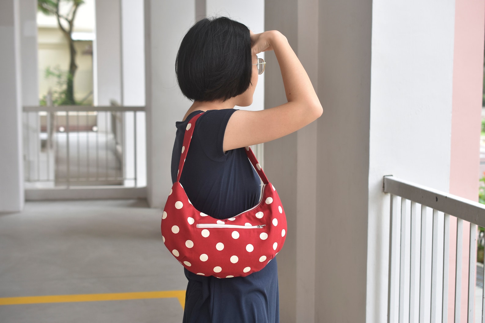 The Crescent Bag Pattern Zippered Curvy Bag Sewing Pattern - Etsy Singapore