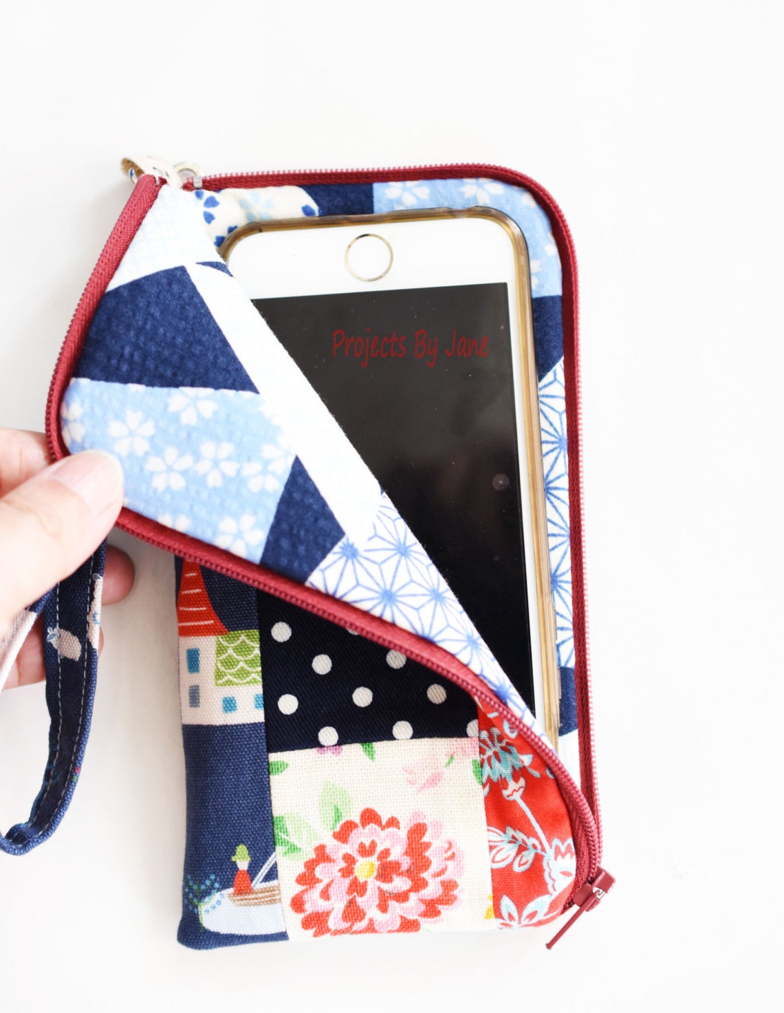 IPhone Wristlet Pattern | PDF Sewing Pattern | Bag Sewing Pattern ...