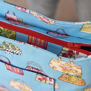 Zippered Shoulder Bag | Crossbody Bag- One Ring Wonder Bag Pattern ...