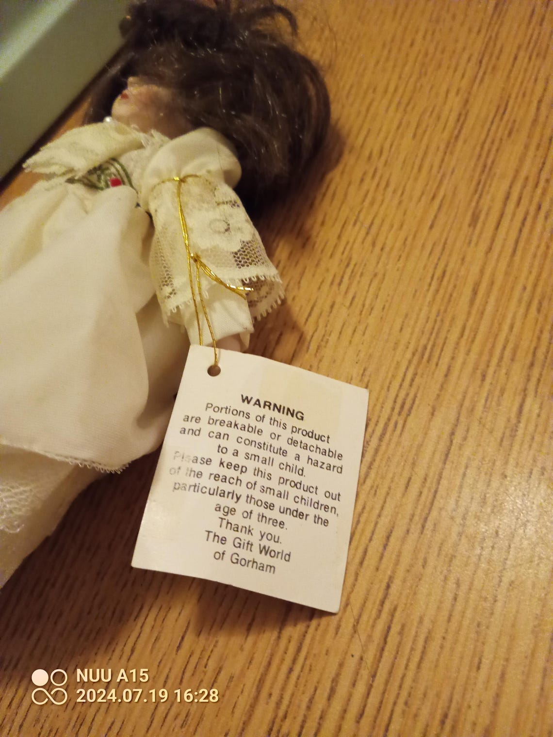 Vintage Gorham Doll From 1985, Bisque, With Lable and Marking on Back ...