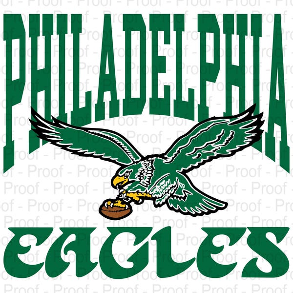 Philadelphia Eagles Font - Etsy