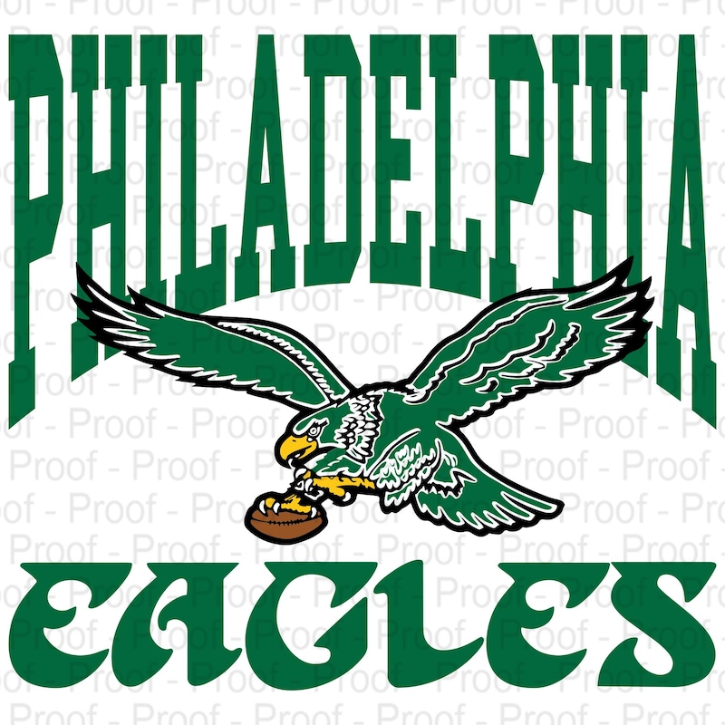 Philadelphia Eagles Font - Etsy