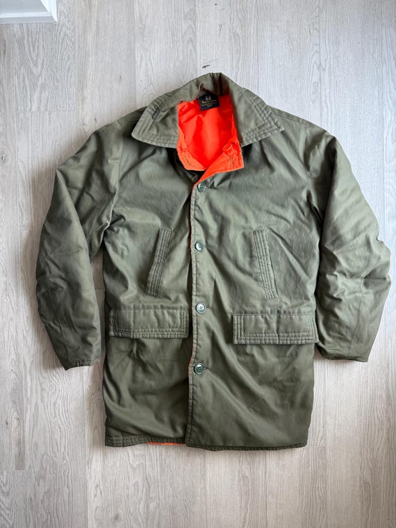 Vintage Thermo King Reversible Jacket / Olive Green &… - Gem