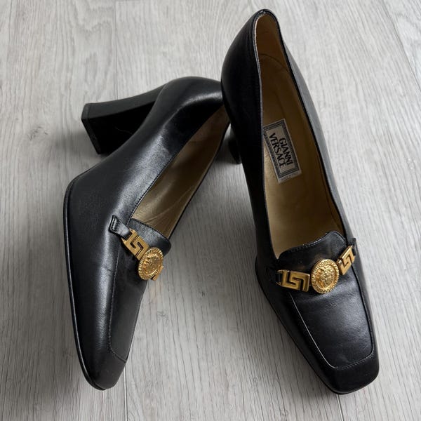 Vintage Versace Heels - Etsy